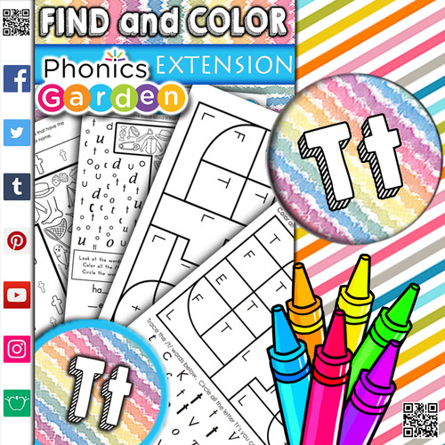 Tt | Alphabet Adventure Extension | Color and Learn | 4 Pages | Phonics ...