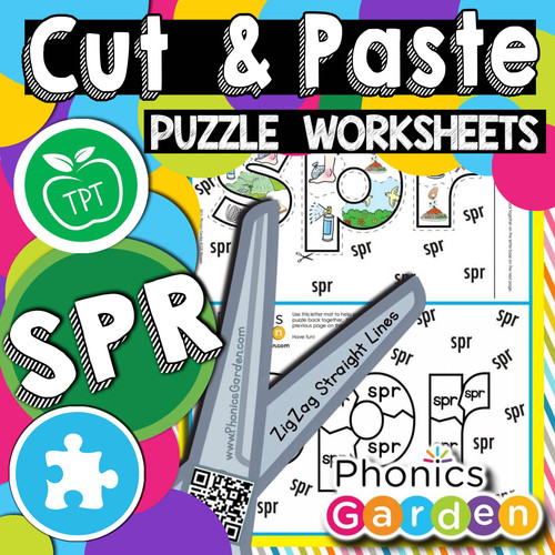 SPR | Alphabet Puzzle | Multi-Level Worksheets | Cut & Paste | 2 Pages ...