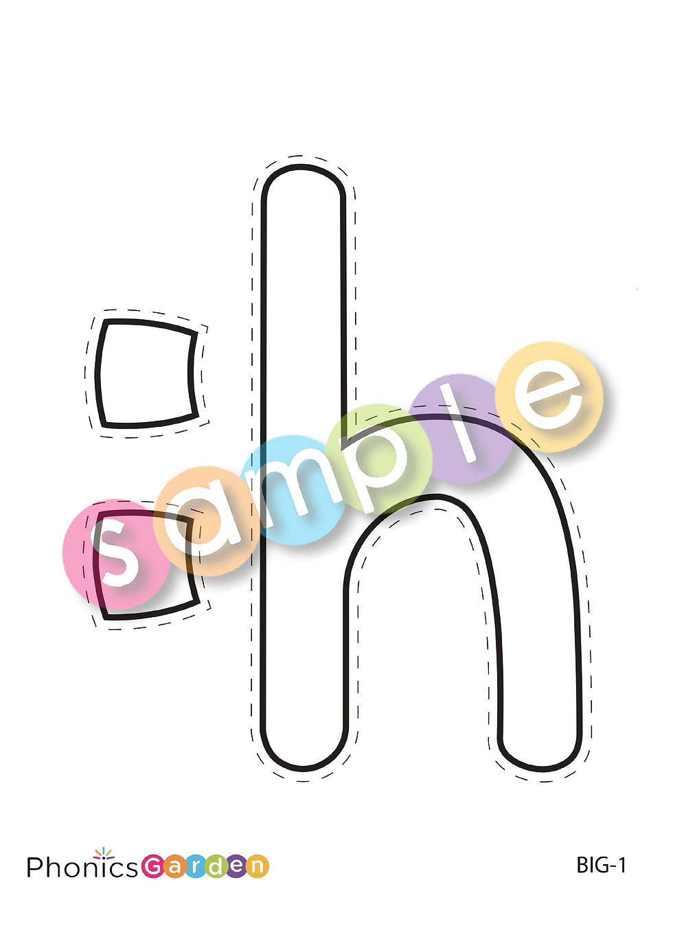 lower case h coloring pages