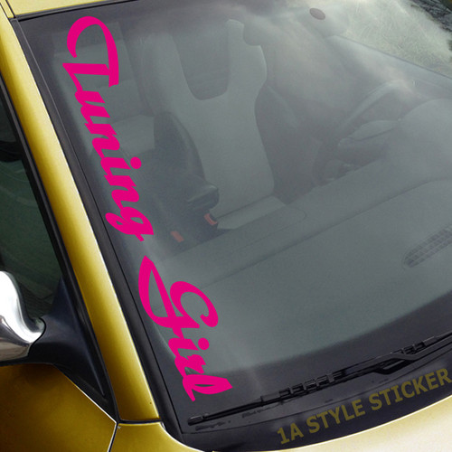 Tuning Girl Frontscheibenaufkleber | 1astylesticker