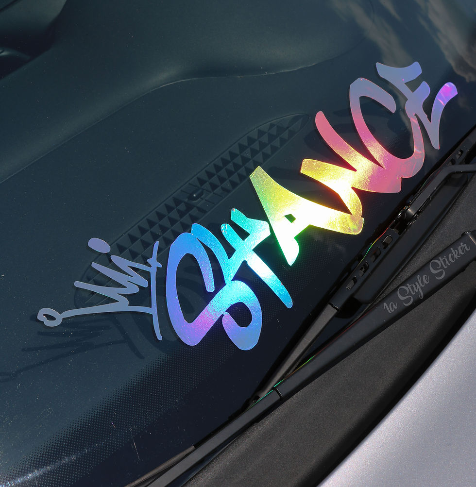 Autoaufkleber Frontscheibenaufkleber Oilslick Farben Hecksticker ...