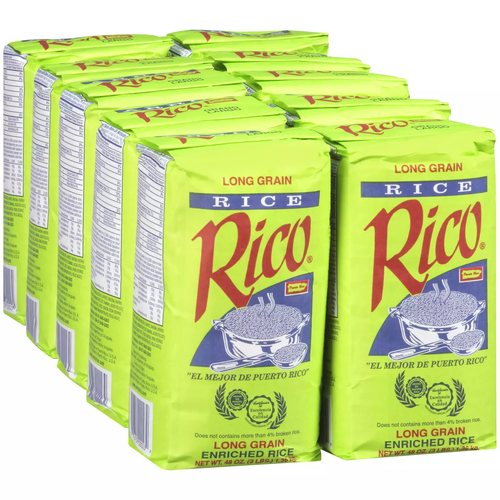 Rico Long Grain Rice 10 pk/3 lbs | Pack It Pro LLC