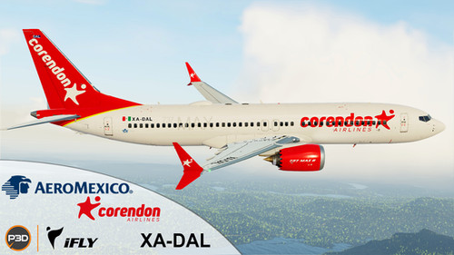 B737-8MAX Aeromexico ‘Corendon Airlines Livery’ ‘XA-DAL’ CN: 60227/7514 ...