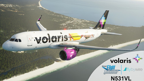 A320-271N, Volaris 'Flash The Movie Sticker' 'N531VL' CN: 7626 | CANSIM