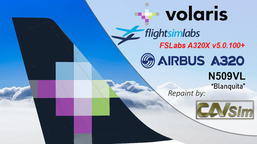 A320-233 (WT) Volaris 'Blanquita' 'N509VL' CN: 5062 | CANSIM