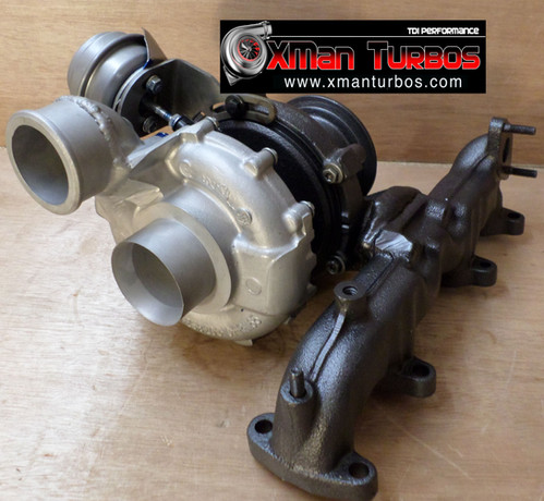 GTB2265vk vband turbocharger for 1.9TDI on cast manifold | XmanTurbos