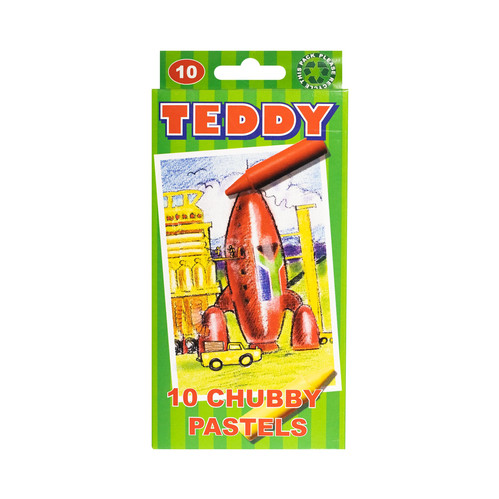 Dala - Teddy Chubby Pastels - Box of 10 | Rusty Spoon Art
