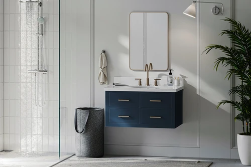 Hutton 36" Blue Floating Vanity | State College