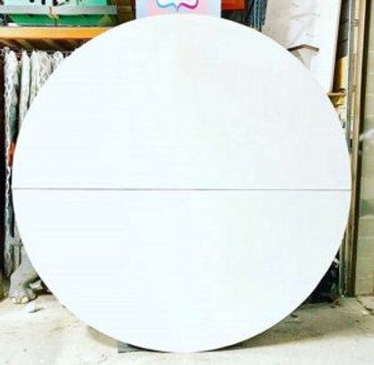 Round White Wall Backdrop | Honey Beeyond Studio