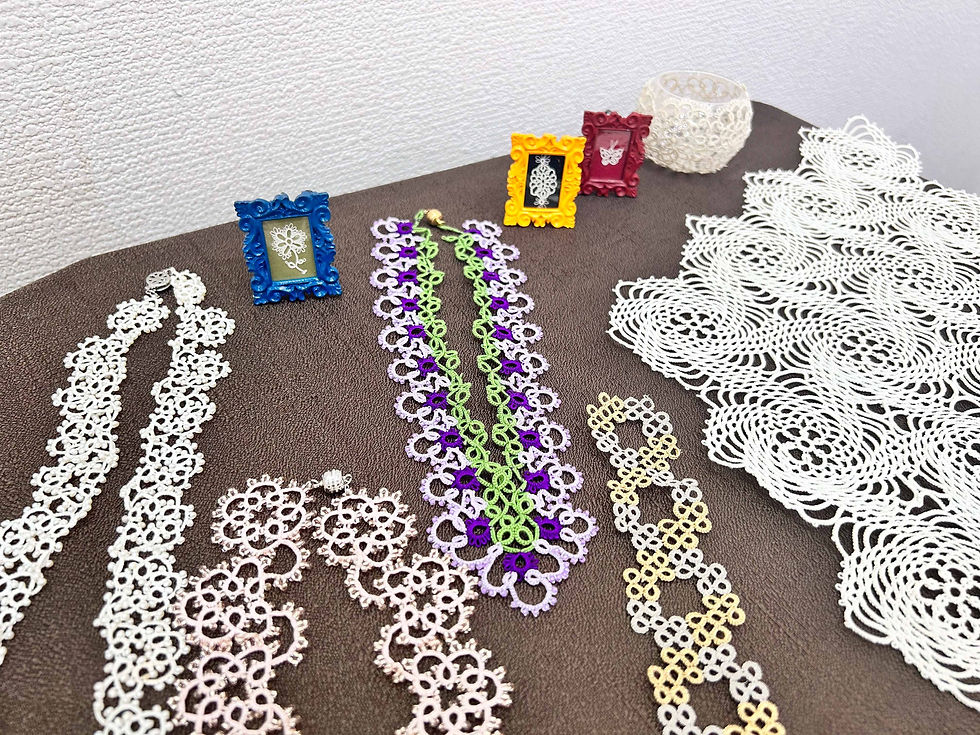 高木桂一 『結びの世界 タティングレース展』