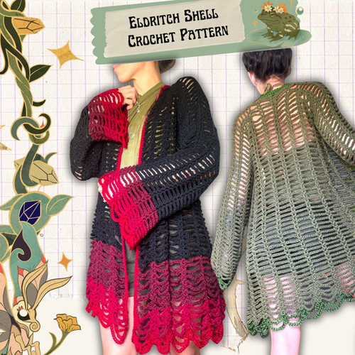 The Eldritch Shell Crochet Pattern - NOT A PHYSICAL PRODUCT | The Enchanted Knot