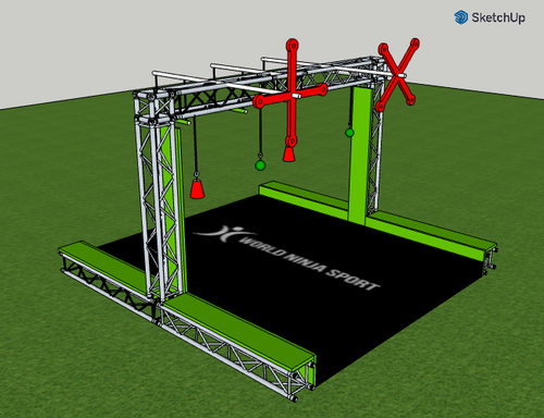 Mobile Ninja Course (I-Frame) | World Ninja Sport