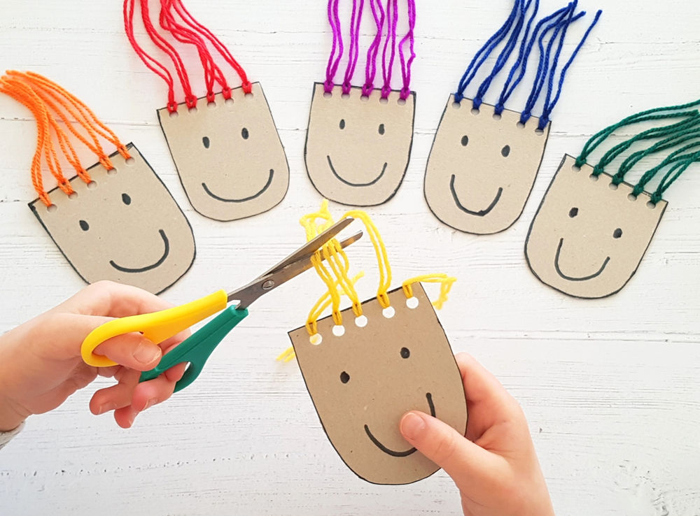 Crazy haircuts fine motor activity