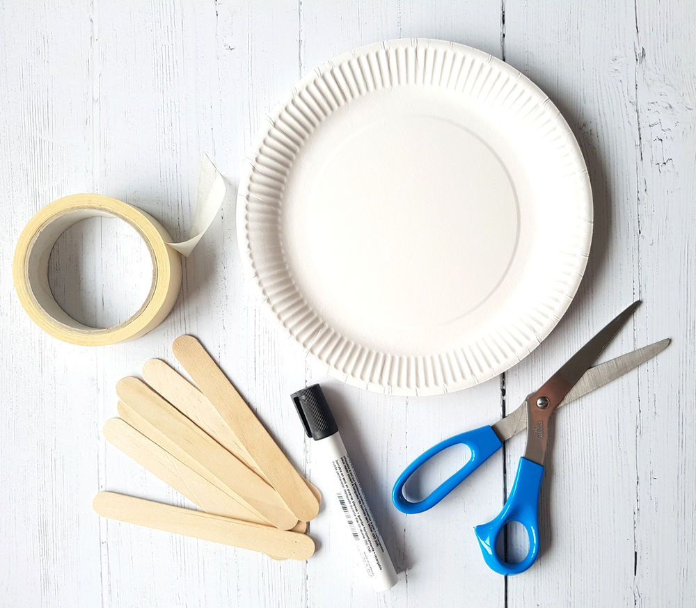 Paper plate emotions craft