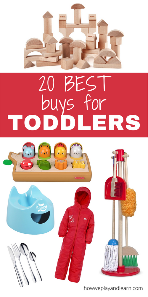 Top 20 buys for toddlers
