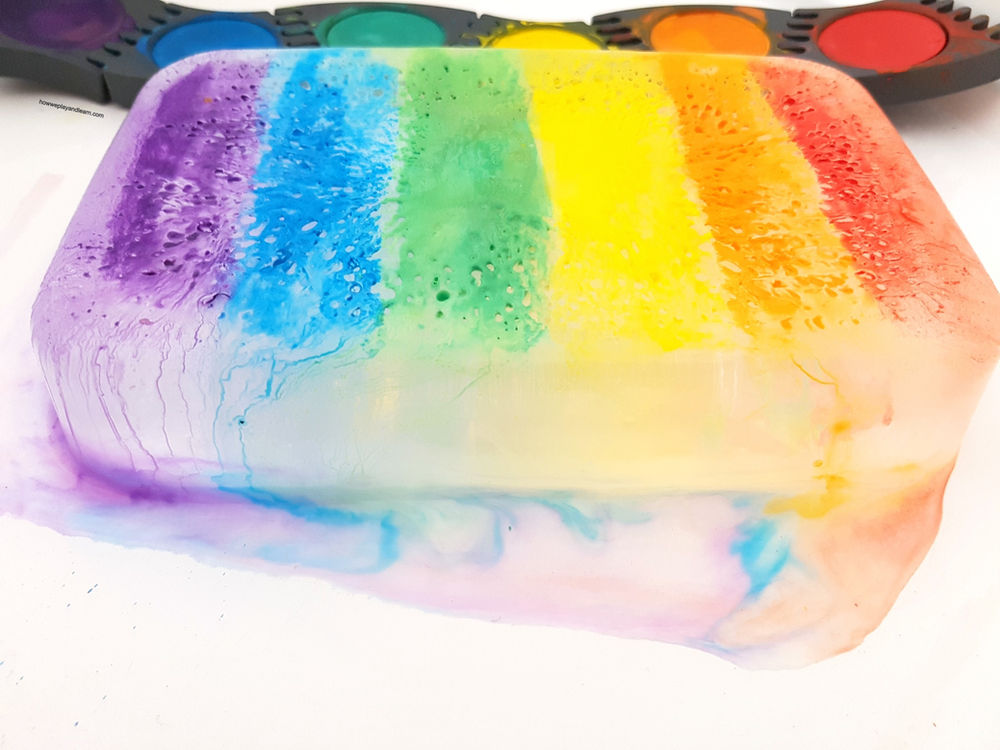 Painting ice process art