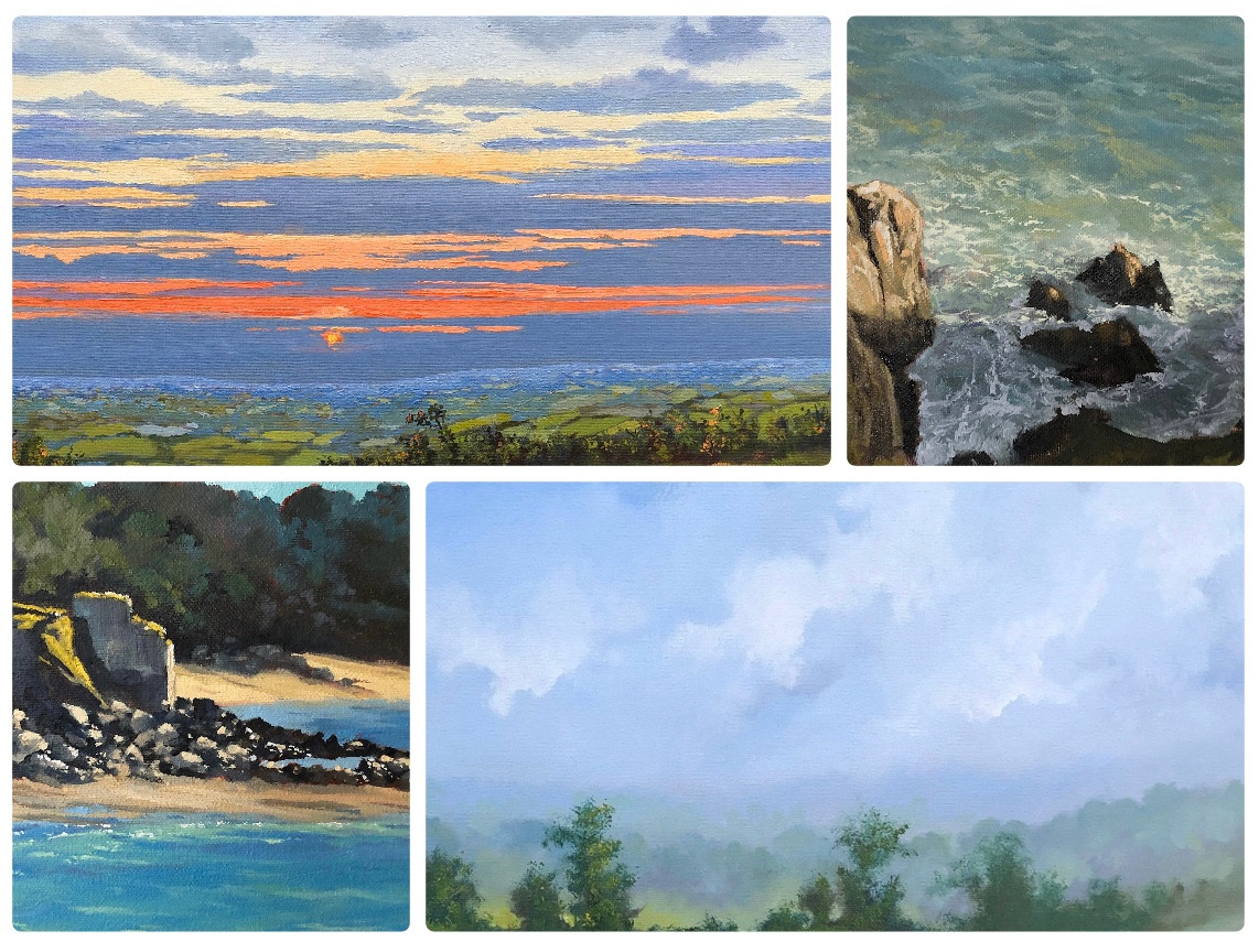 AndrewMLuscombe, landscape and seascape artist.