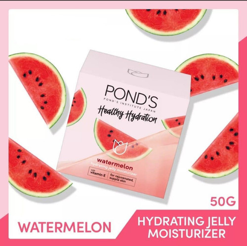 Ponds Healthy Hydration Watermelon Hydrating Jelly Moisturizer with Vit ...