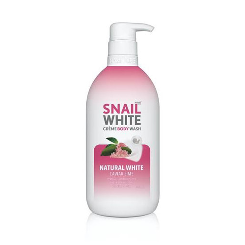 NAMU Snail White Creme Body Wash - Natural White (Caviar Lime) | 500ml | The Goddess Beauty