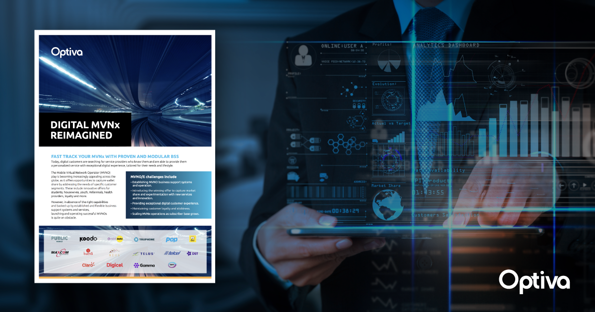 MVNO and MVNE Telecom BSS Reimagined | Optiva