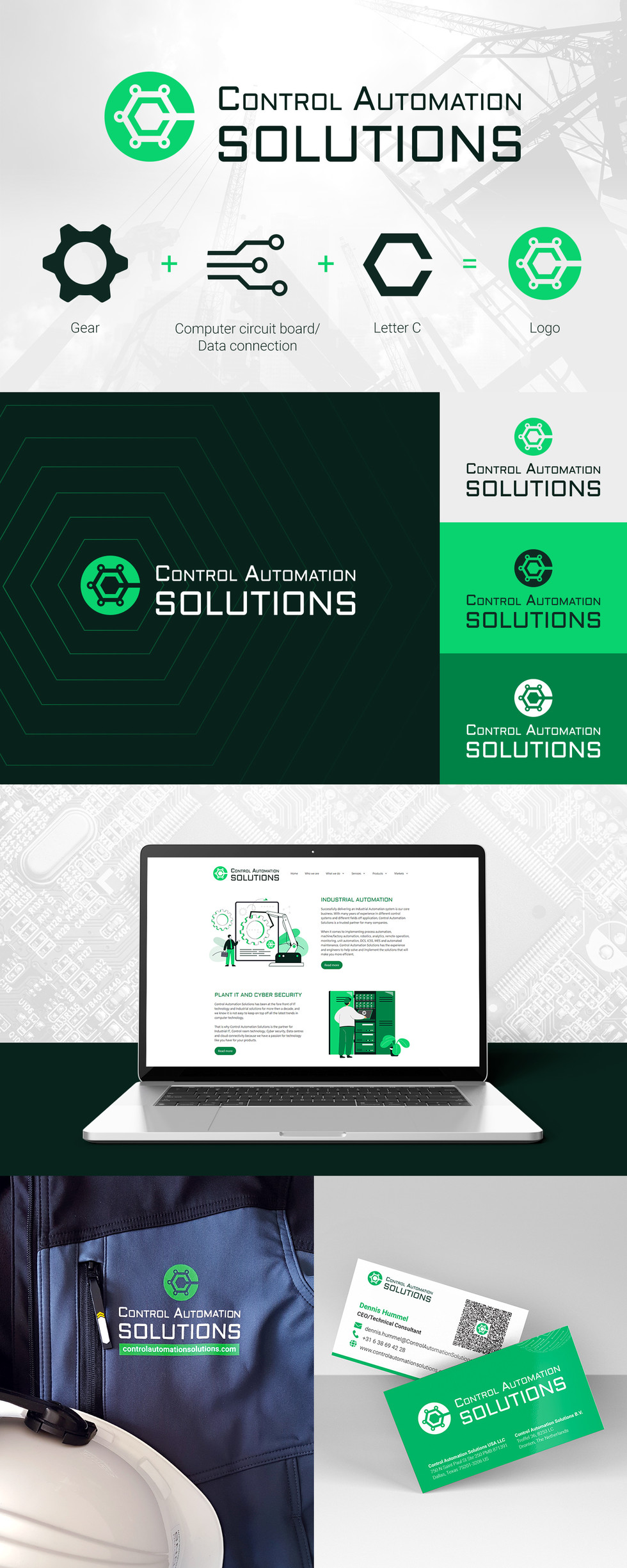 Logo for industrial service provider | Tkcreative