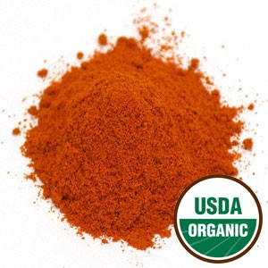 Herb: Cayenne Pepper, 90,000 HU - Organic - 1 Oz. | website