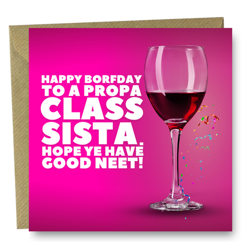 Propa Class Sista (GCR045 | Pack of 6) | Redrakoon