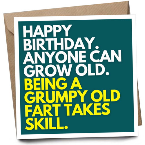 Grumpy Old Fart (RRC059 | Pack of 6) | Redrakoon