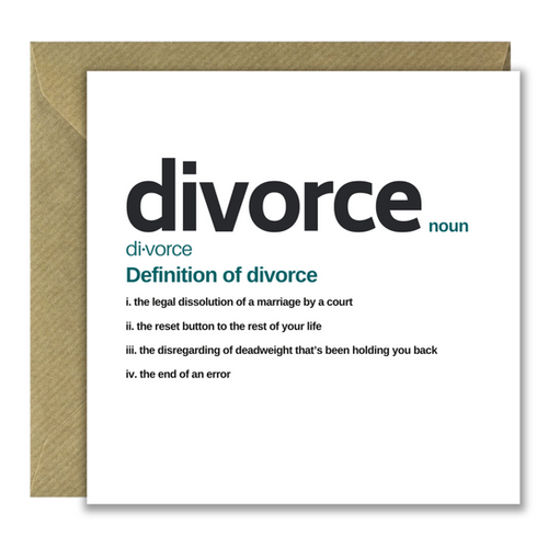 Divorce Definition (RRC299 | Pack of 6) | Redrakoon