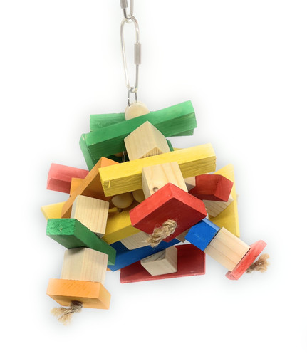 The Multi Blocks Stacker Toy | Fur Feathers And Fa