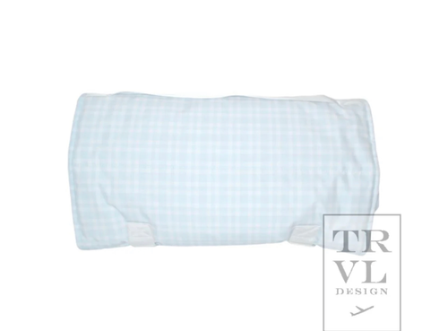TRVL Pimlico Blue Plaid Nap Mat | A to Z Monogramming