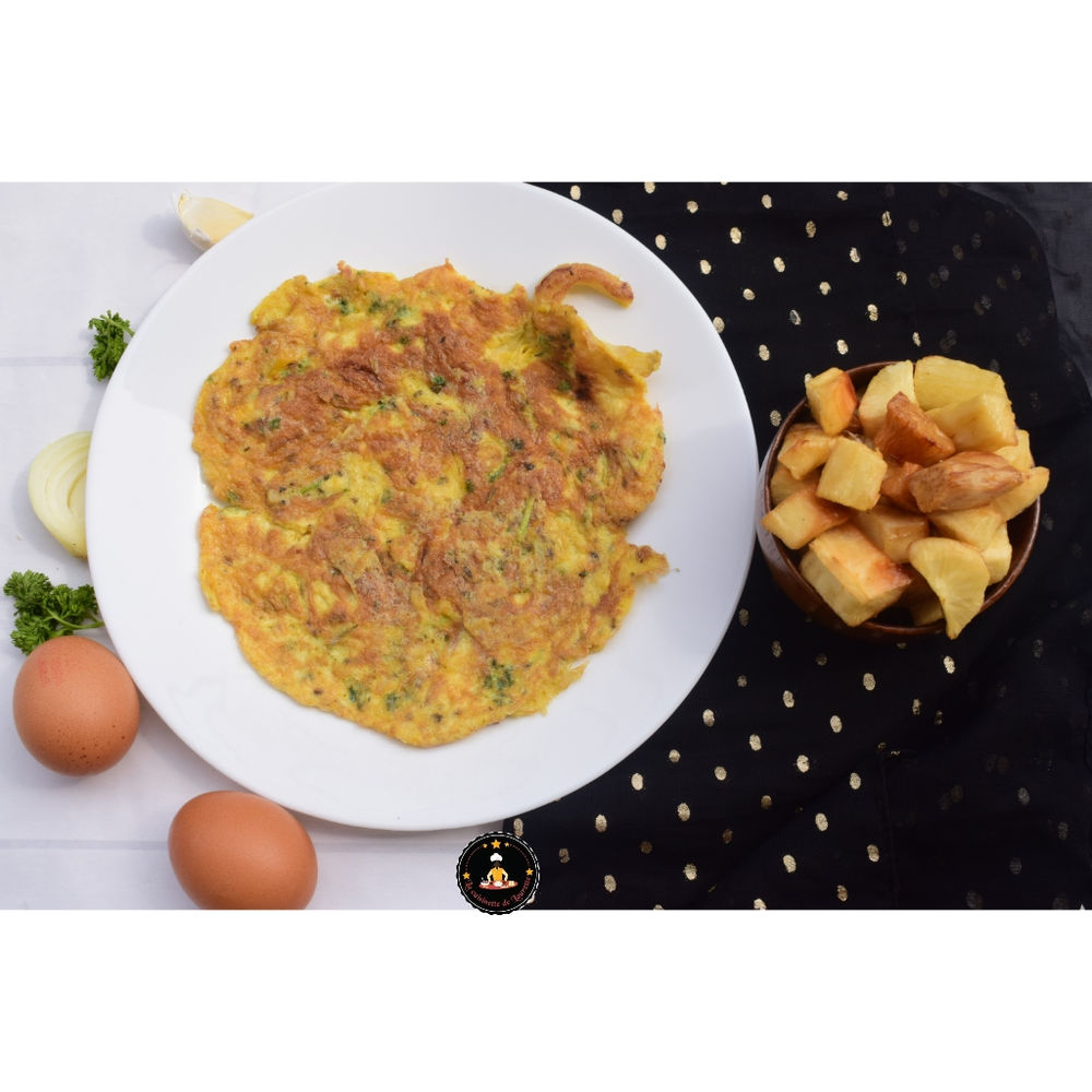 Recette de Manioc Frit avec Omelette
