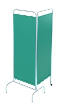 Biombo Duplo ESMALTADO Dobrável com Plástico Impermeável | RENA