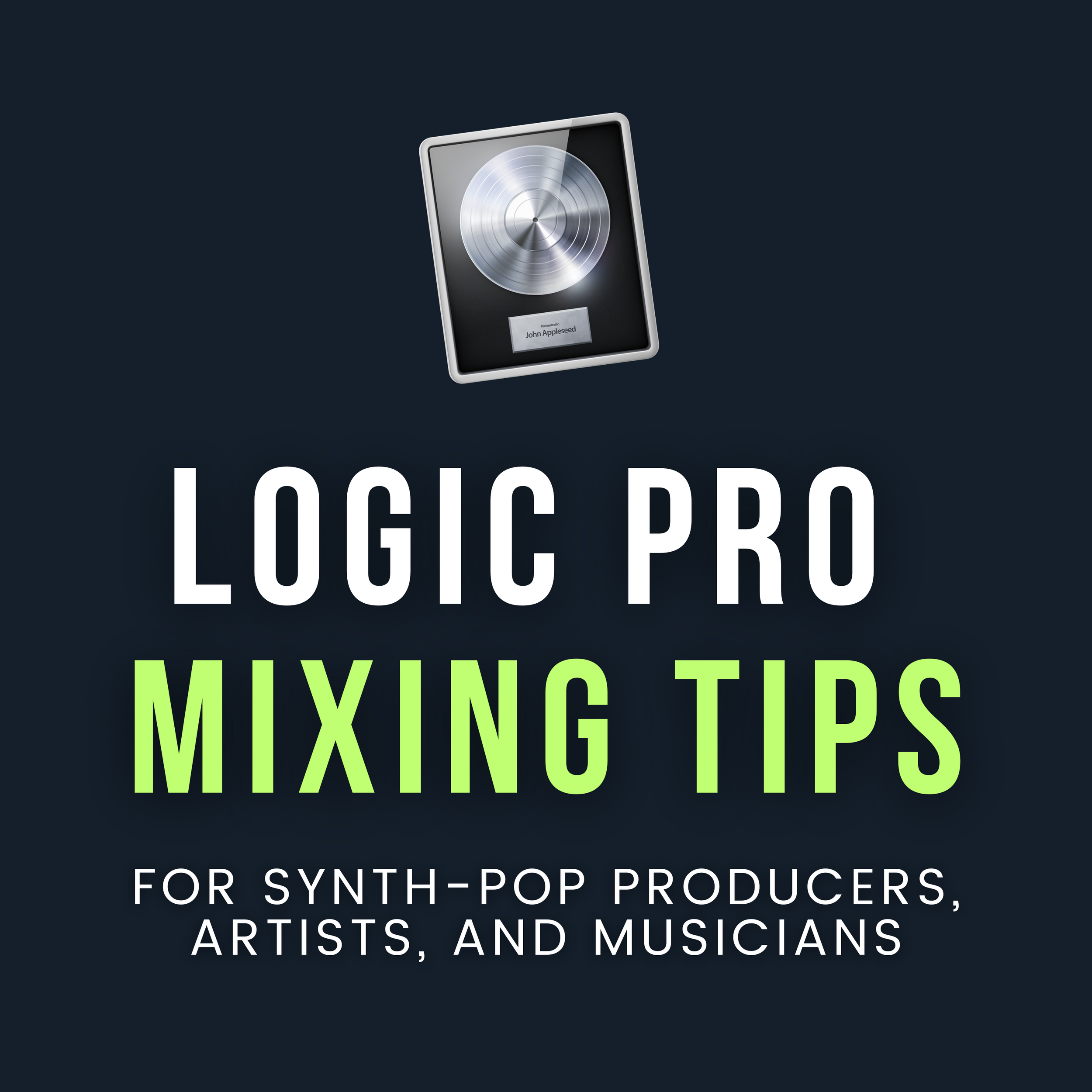 How to Mix Synthpop Music | Logic Pro Mixing Tips