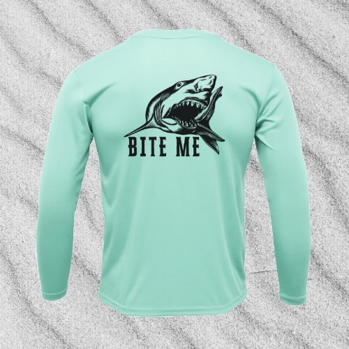 Bite Me Shark Long Sleeve | Saltwater Therapy