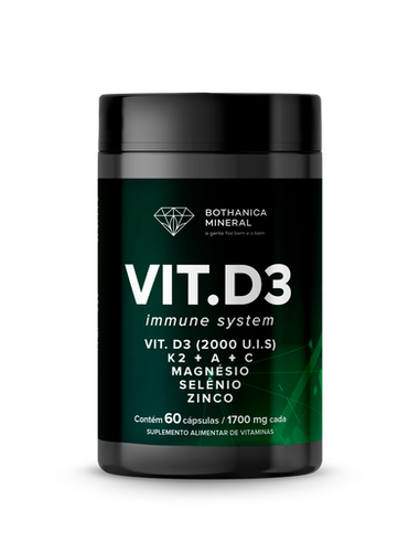 VITAMIN D3 | Concentrate 2000 U.I.S - 60caps | STRIORT