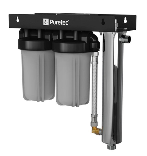 Puretec 10" Whole House Dual Filter + UV System | Tankman