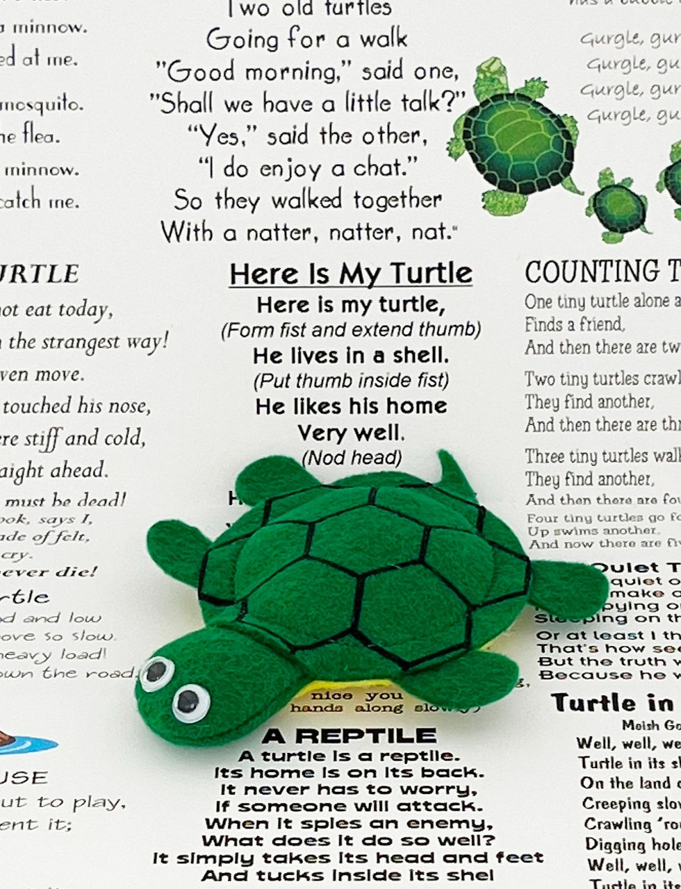 Turtle Finger Puppet | Artfelt