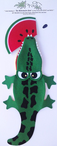 Finger Puppets and Pieces for: The Watermelon Seed | Artfelt