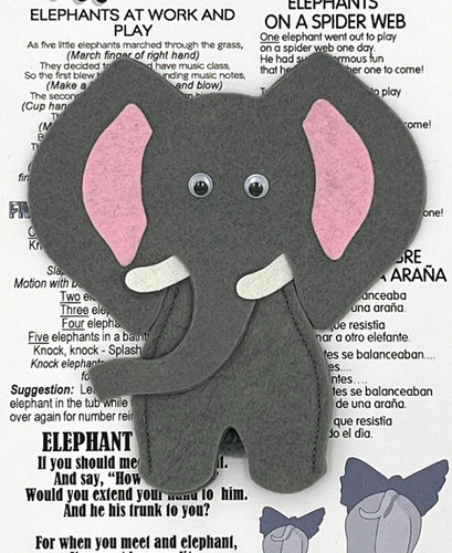 Elephant Finger Puppet | Artfelt