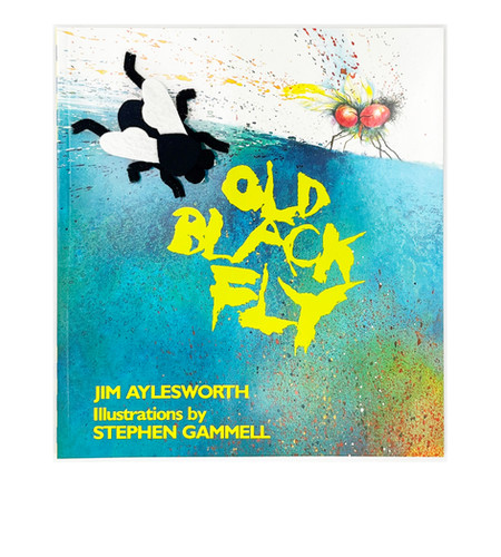 Finger puppet & book for: Old Black Fly | Artfelt