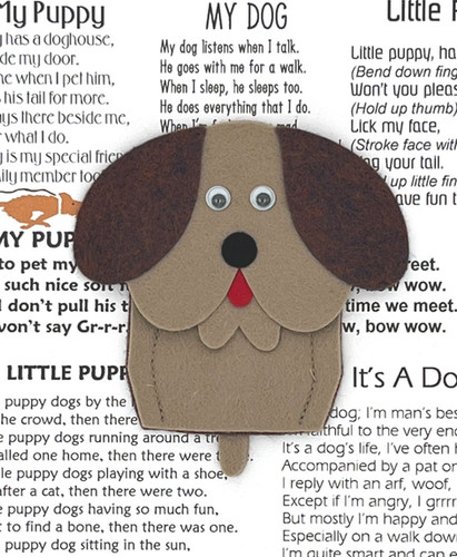 Dog Finger Puppet | Artfelt
