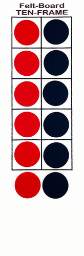 Felt-board Ten Frame | Artfelt