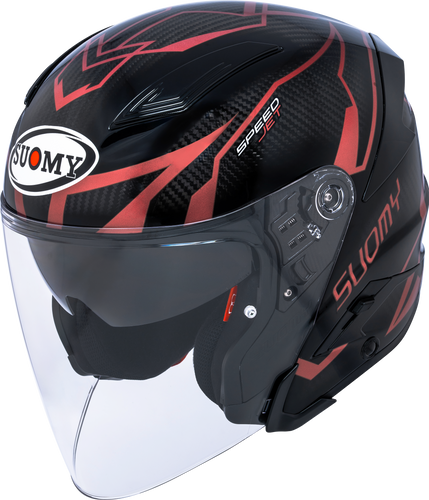 SUOMY SPEED JET CARBON STREAM BRONZE | Bandung Helmet Galle