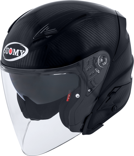 SUOMY SPEED JET CARBON BLACK | Bandung Helmet Galle