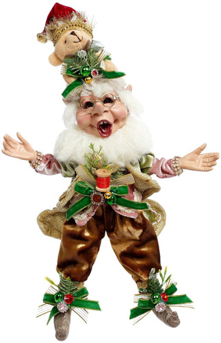 Mark Roberts Elves - 29.2cm/11.5" Teddy Bear Elf (Small) | My Site