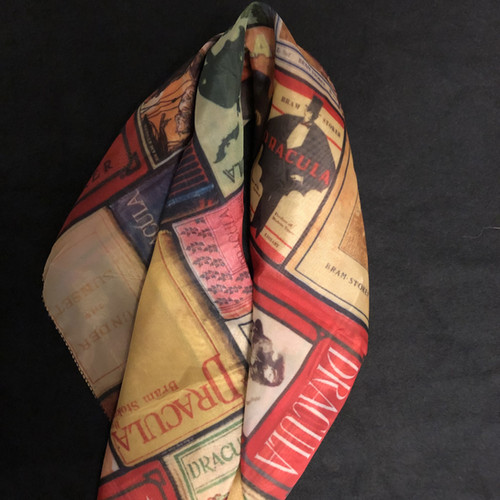 Bram Stoker™ Chiffon Scarf - Dracula Cover Art | bramstokerestate