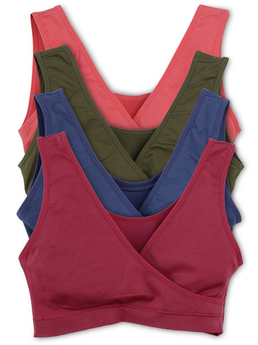 4 Pack Criss Cross Nursing Sleep Bra (Fall) | Caramelcantina