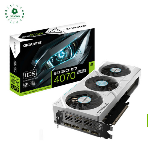 GIGABYTE GeForce RTX™ 4070 SUPER EAGLE OC ICE 12G | Silicon Computer