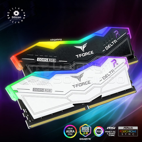 TEAM T-FORCE DELTA 8GB-3200 MHz-RGB DDR4 | Silicon Computer
